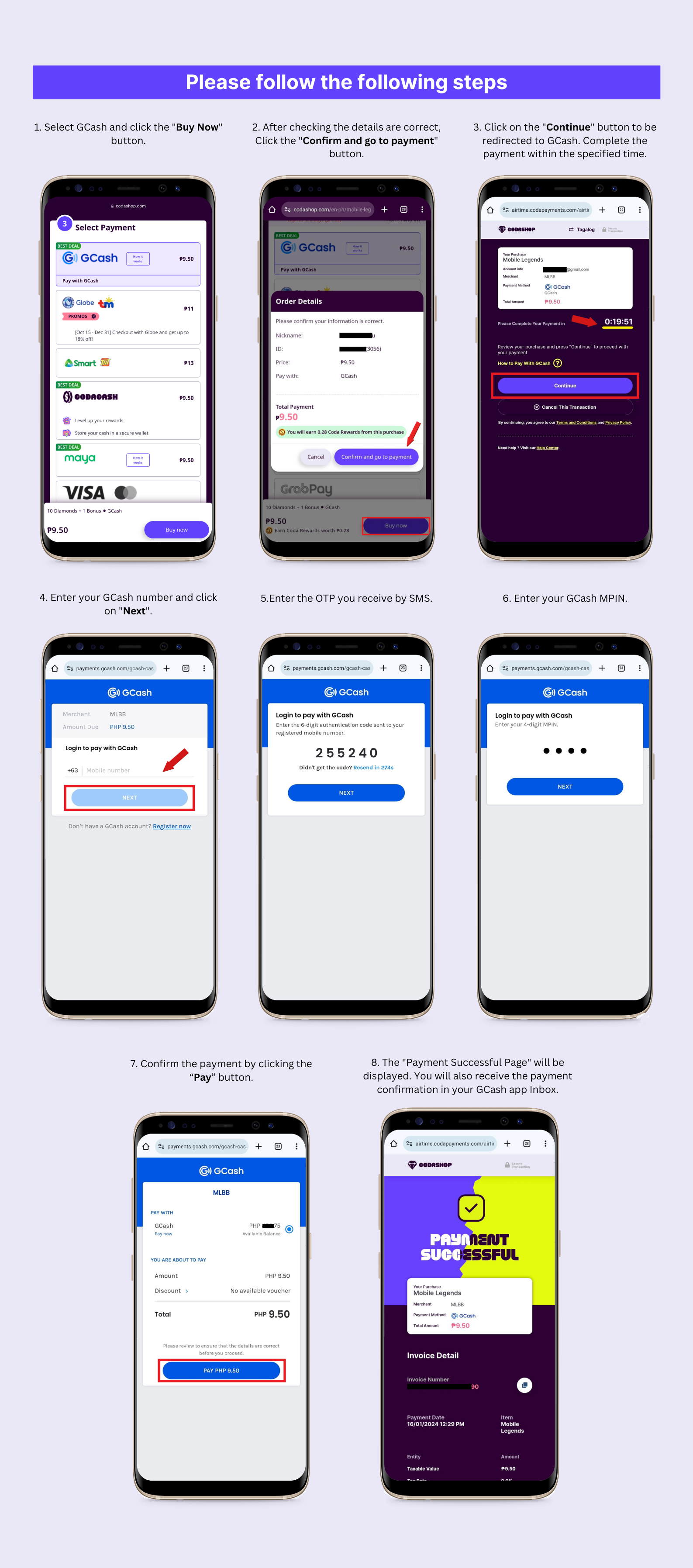 How To Make A Payment Using GCash – Codashop Philippines