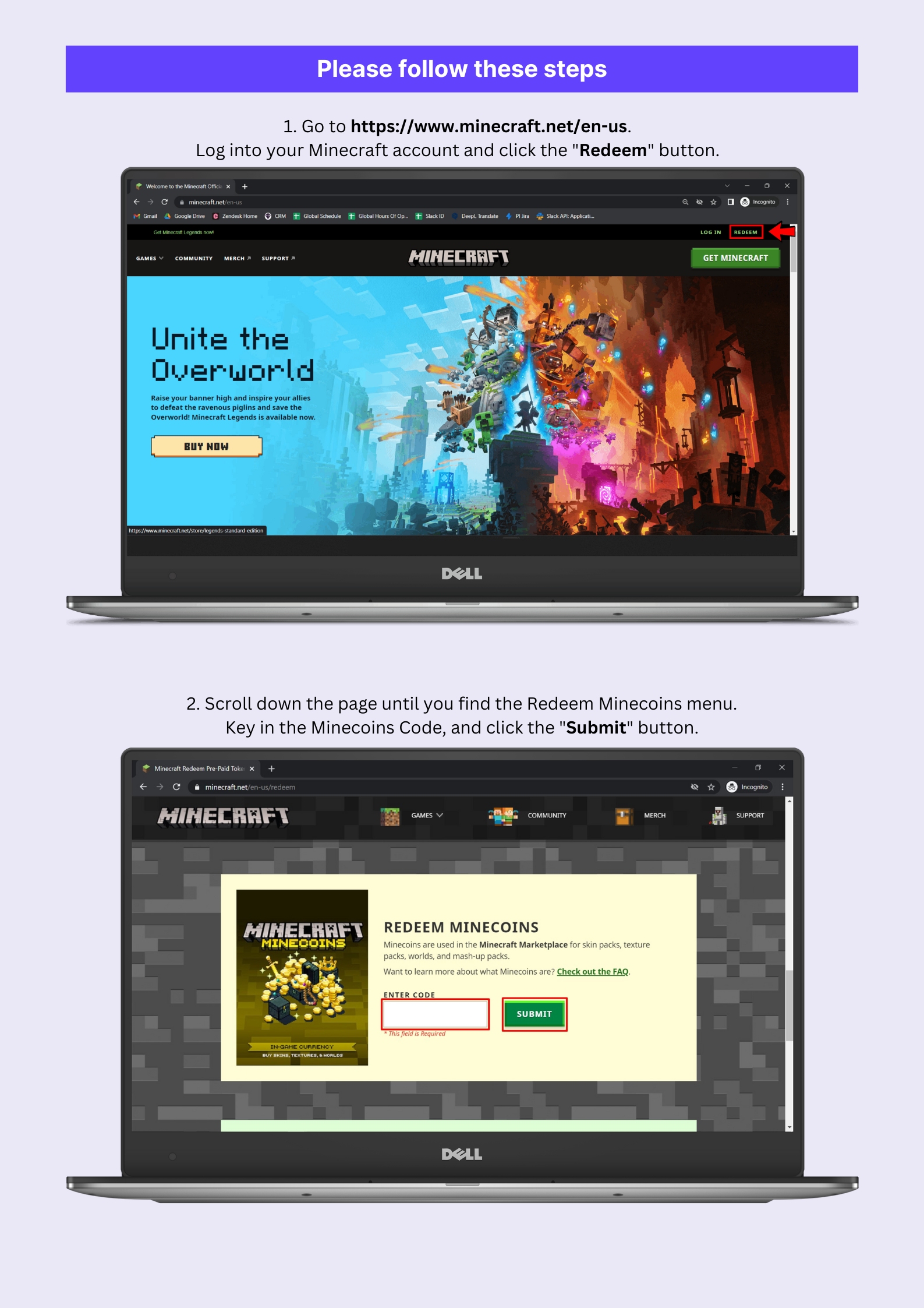 How to Redeem Minecraft and Minecoins Voucher Code – Codashop Philippines