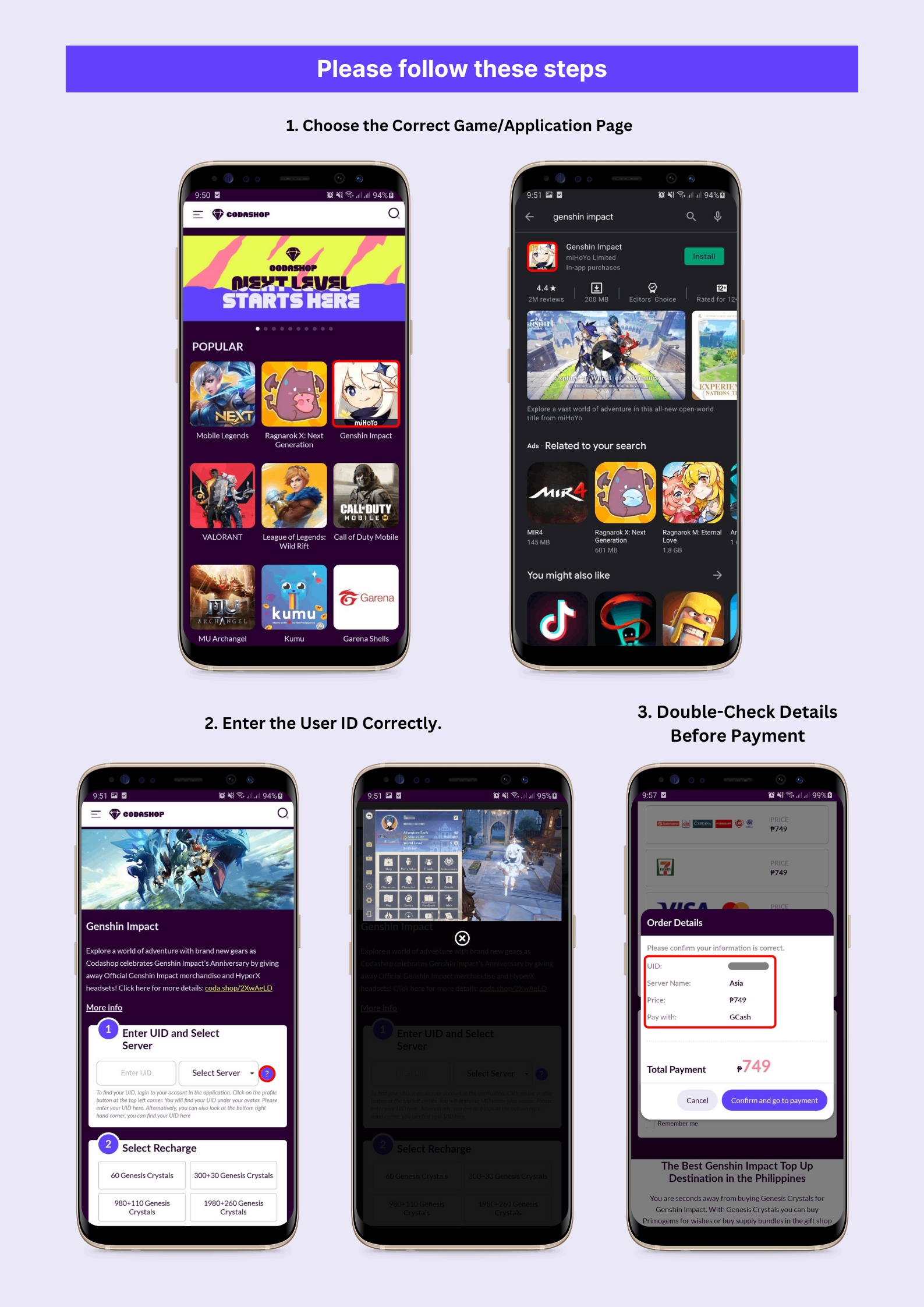 Tips to Avoid A Wrong Top-Up – Codashop Philippines