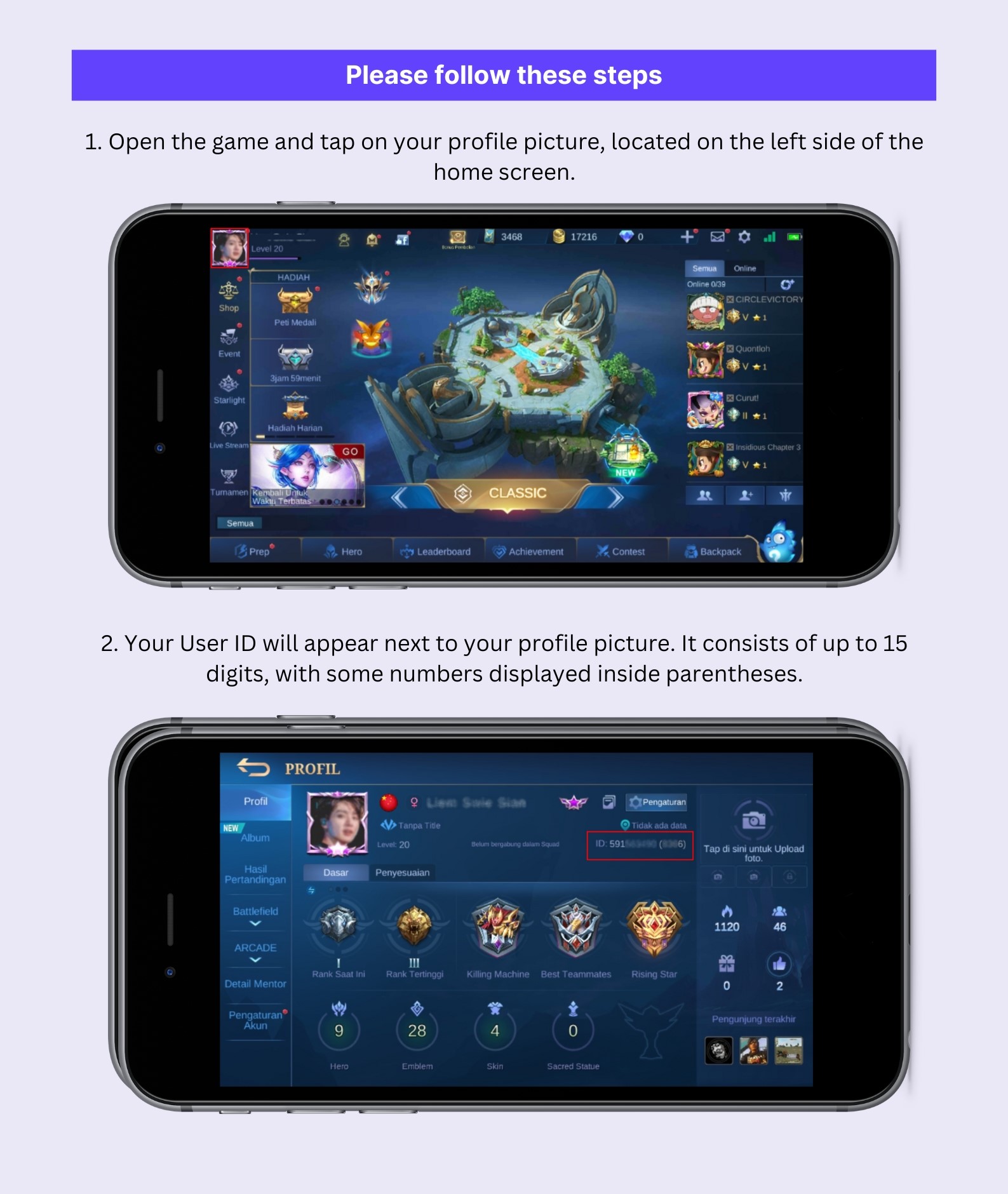 Where Can I Find My Mobile Legends User ID? – Codashop Philippines