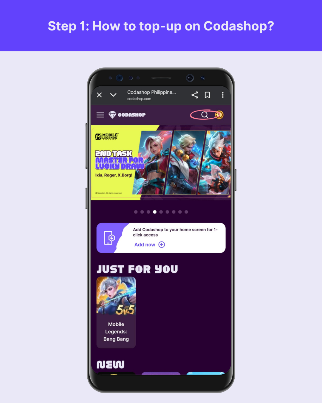 How to top-up on Codashop? – Codashop Philippines