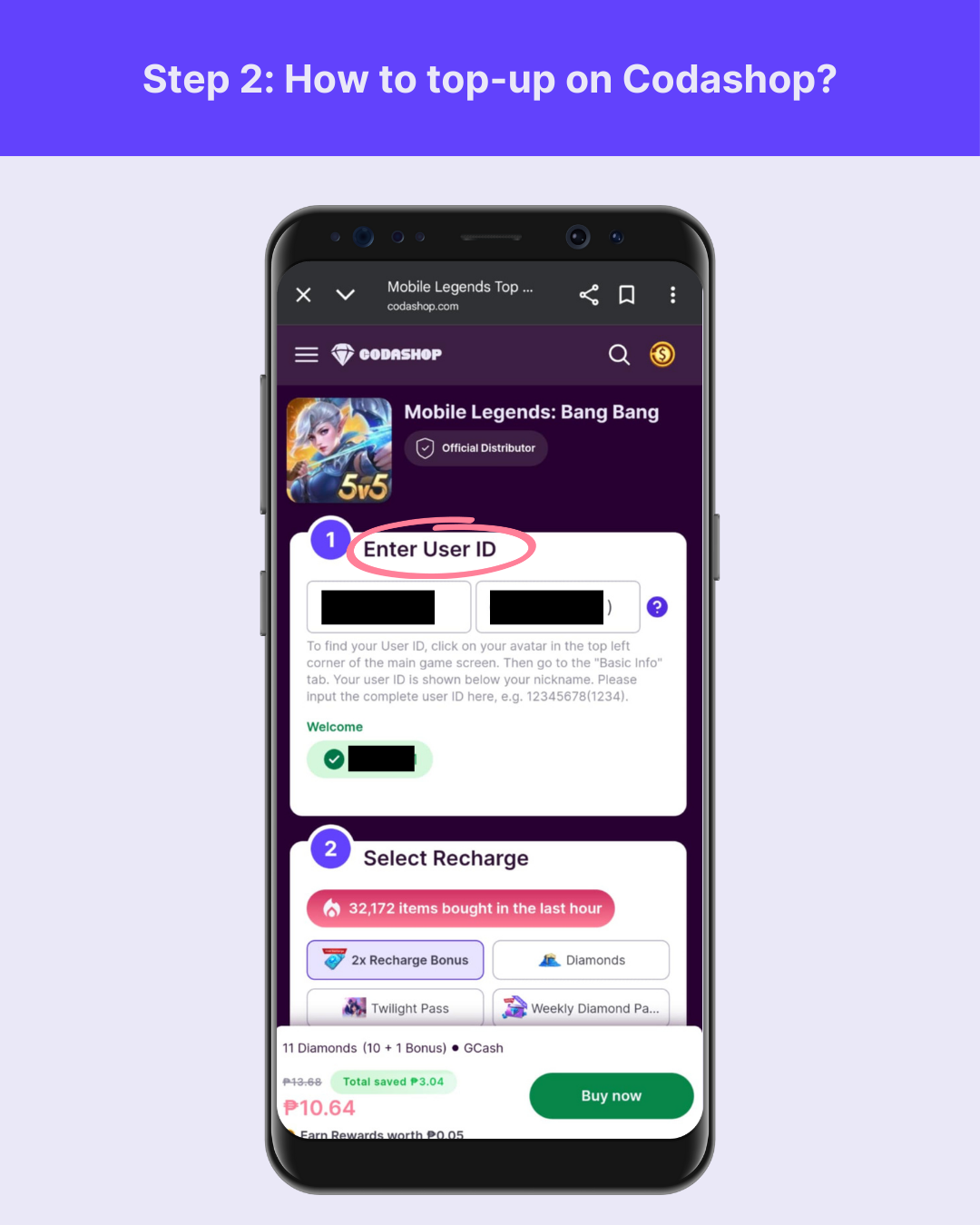 How to top-up on Codashop? – Codashop Philippines