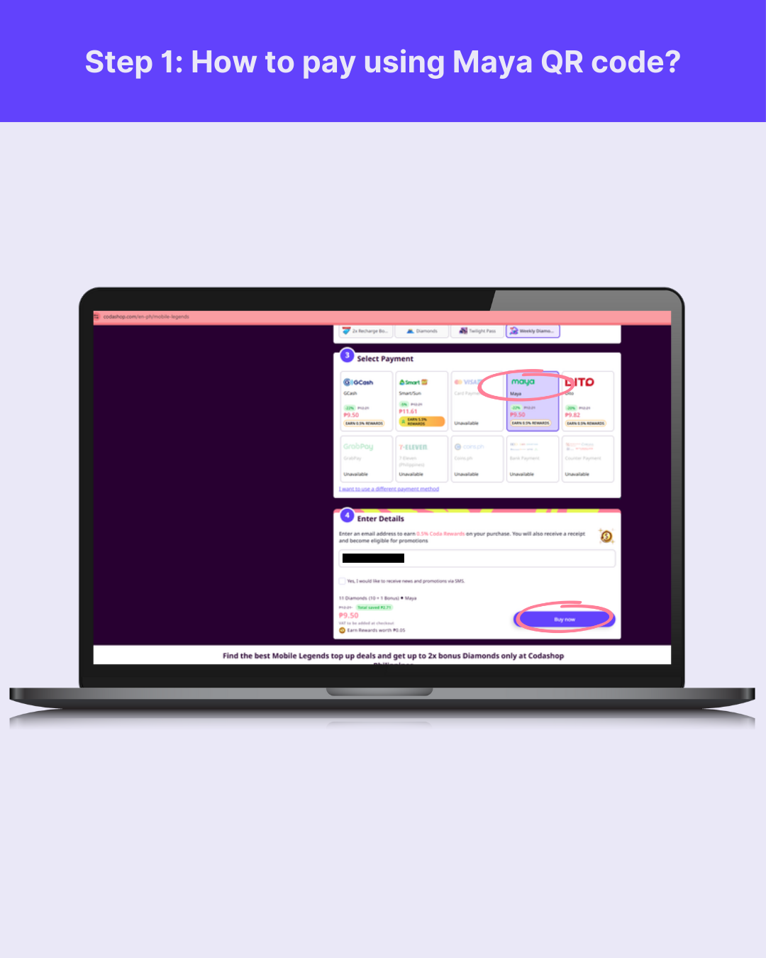 How to pay using Maya QR code? – Codashop Philippines