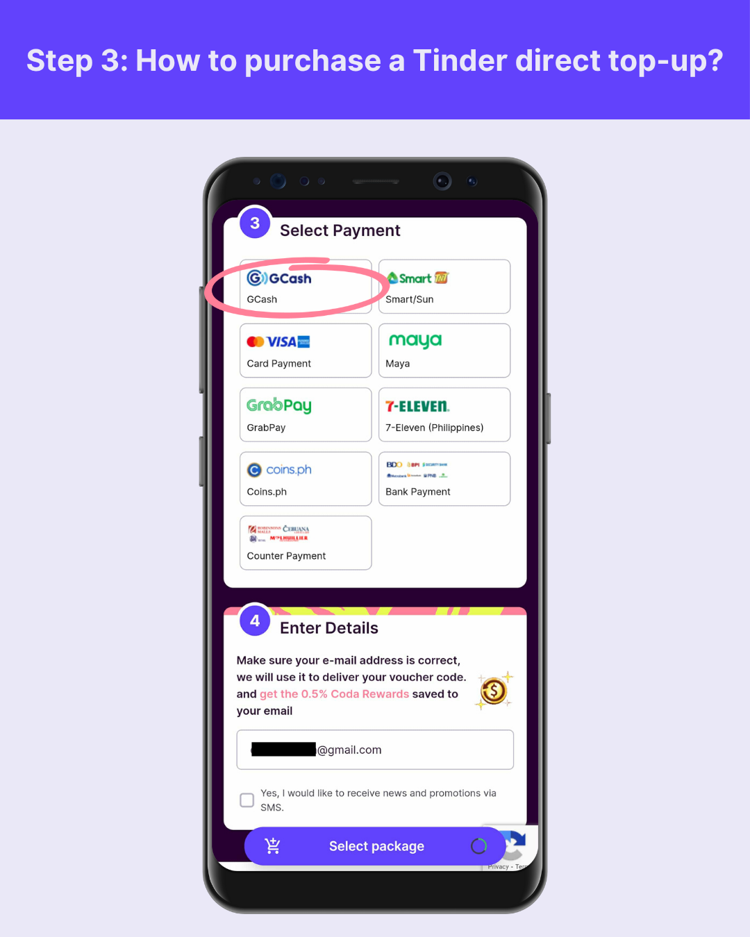 How to purchase a Tinder direct top-up? – Codashop Philippines