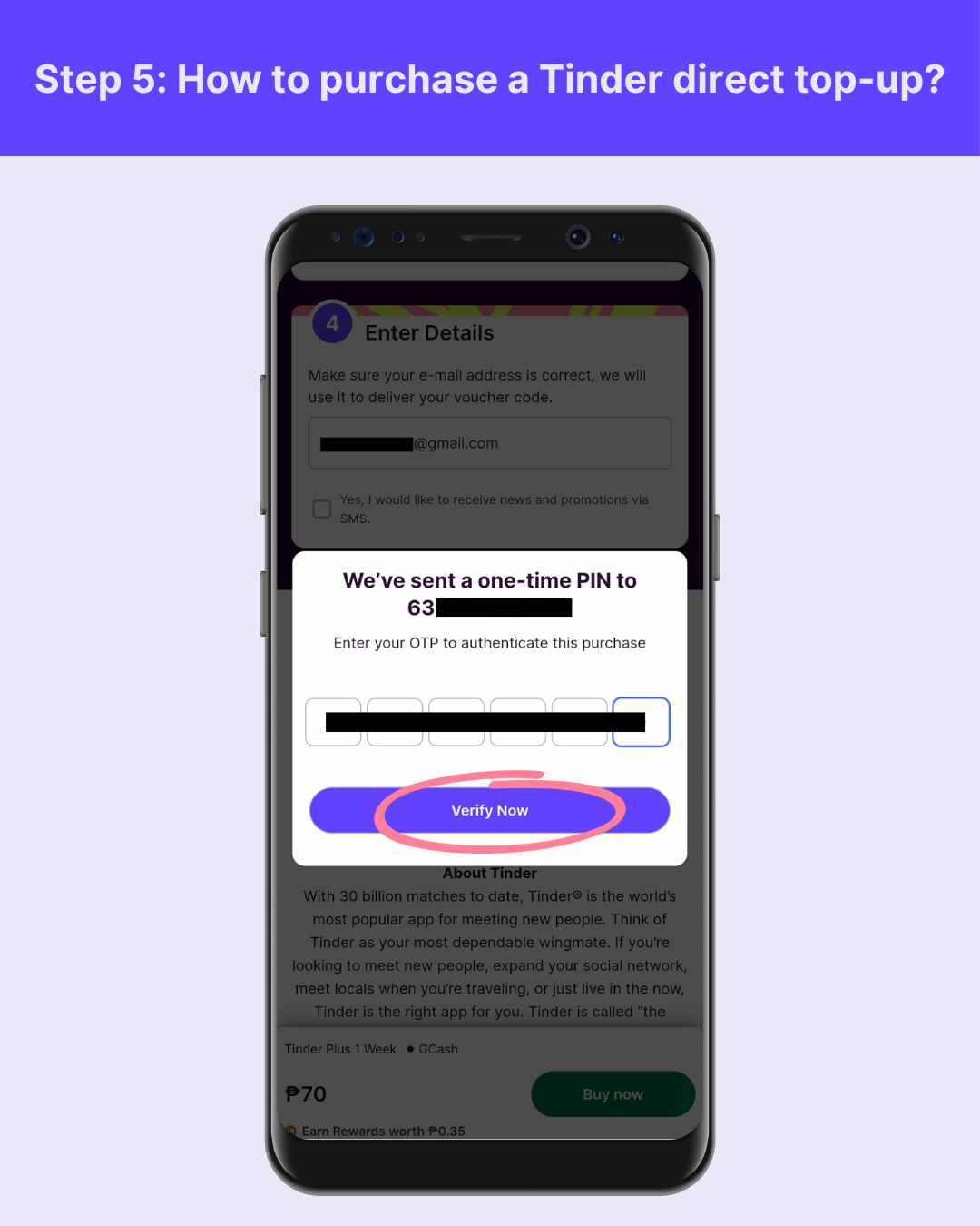 How to purchase a Tinder direct top-up? – Codashop Philippines