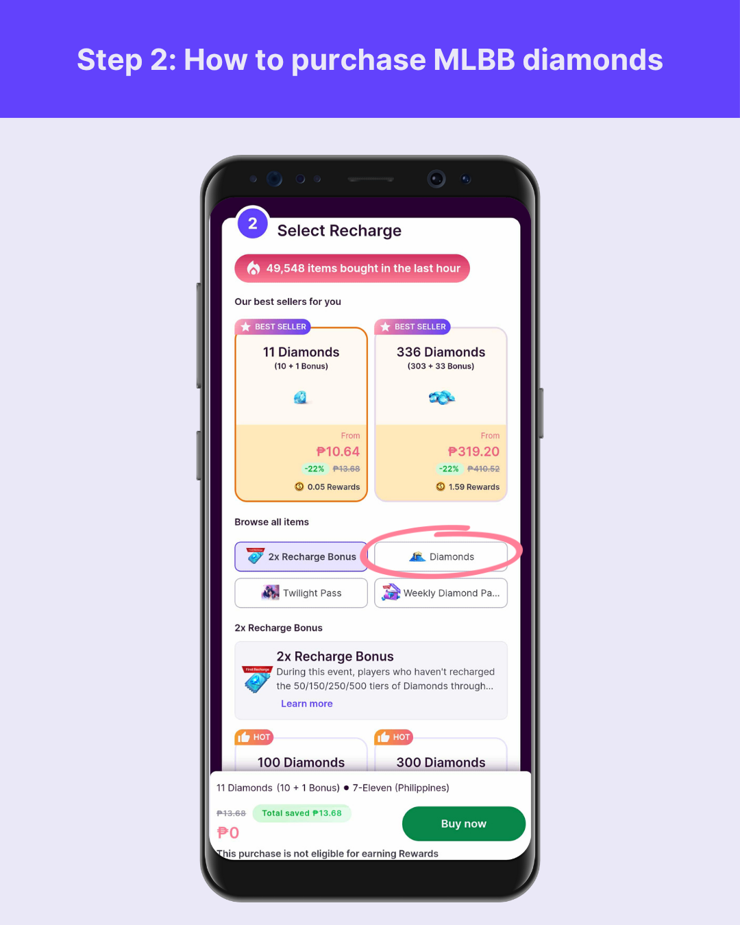 How to purchase Mobile Legends: Bang Bang (MLBB) diamonds? – Codashop ...