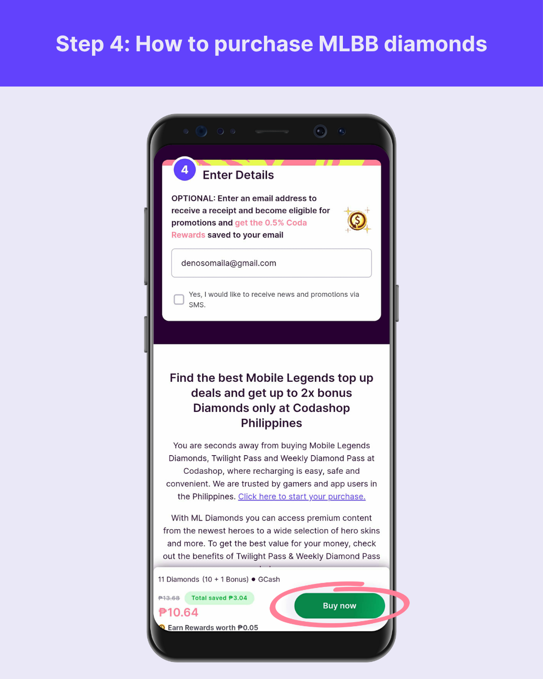 How to purchase Mobile Legends: Bang Bang (MLBB) diamonds? – Codashop ...