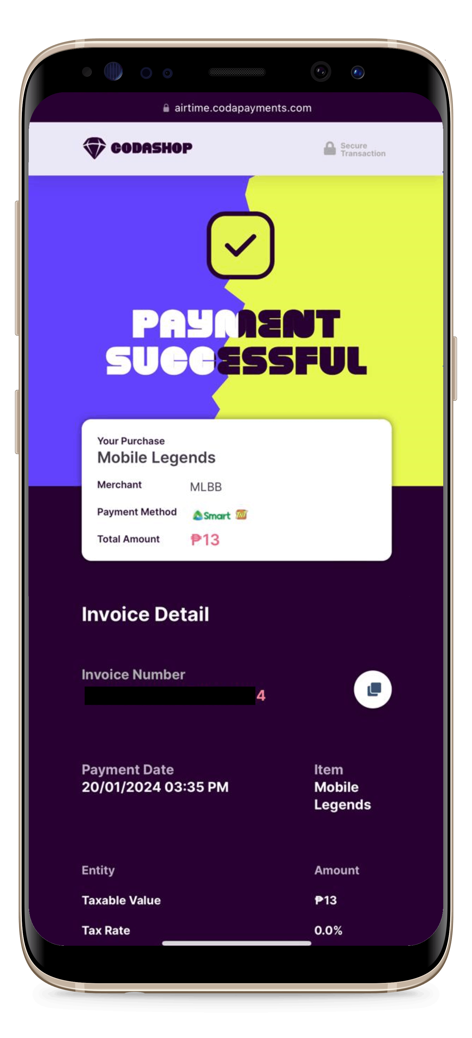 How To Make A Payment Using Smart/SUN/TNT – Codashop Philippines