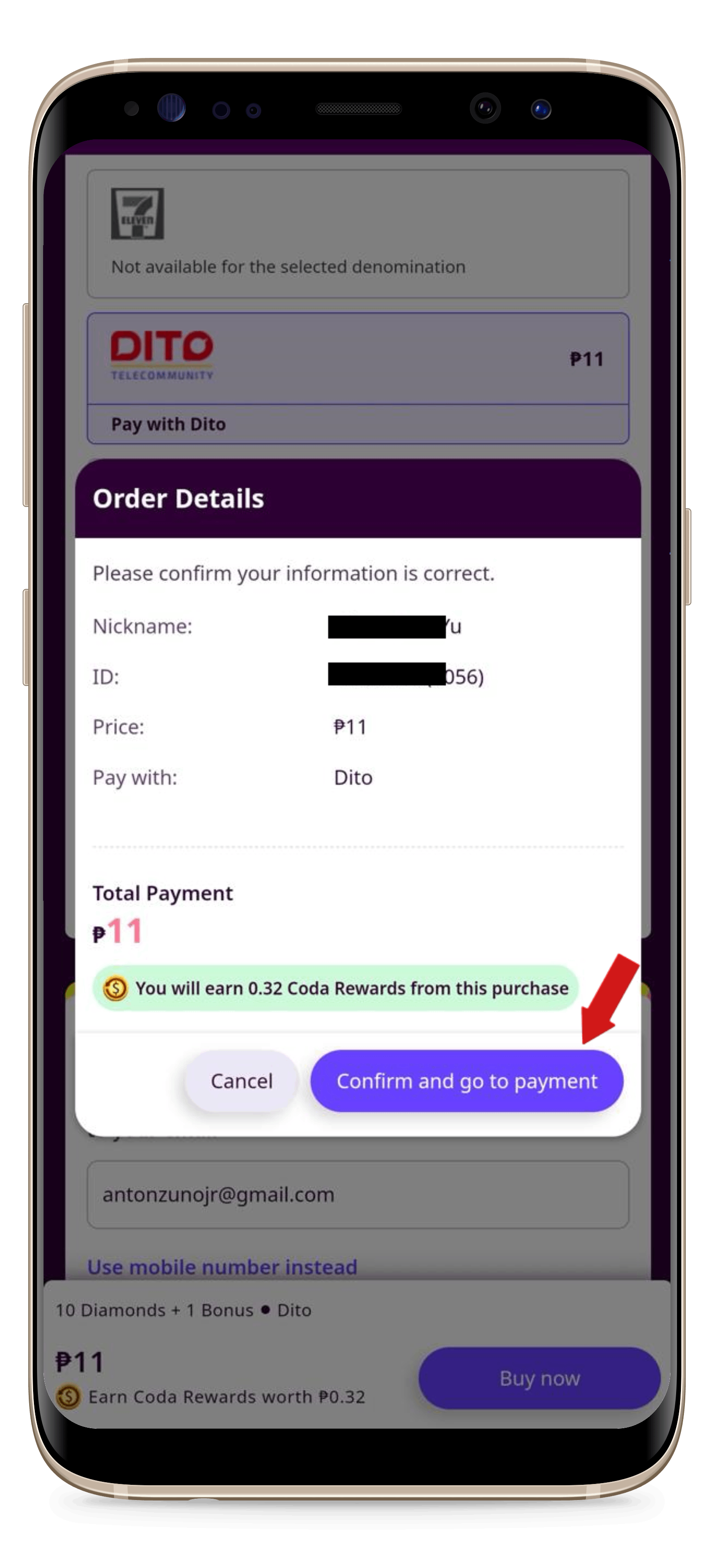 How To Make A Payment Using Dito – Codashop Philippines