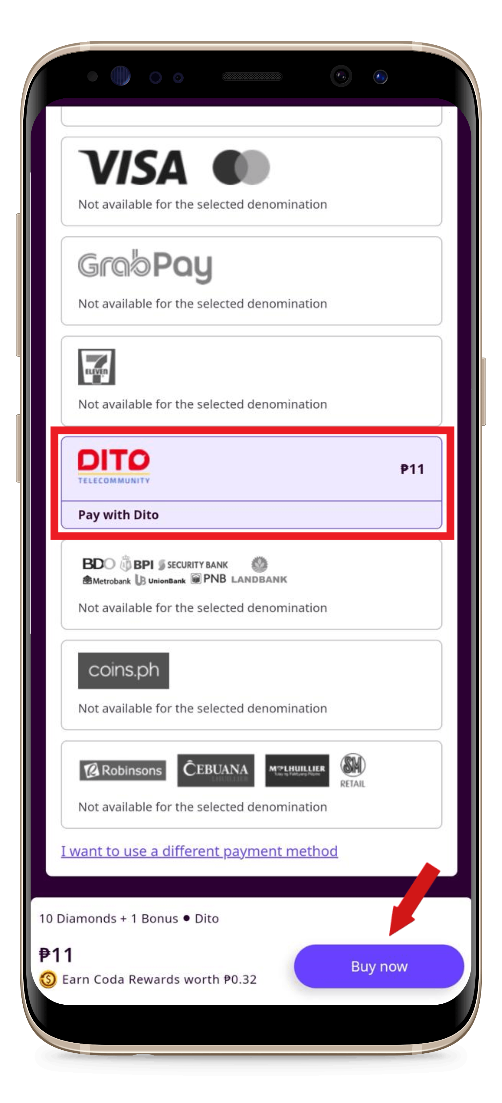 How To Make A Payment Using Dito – Codashop Philippines