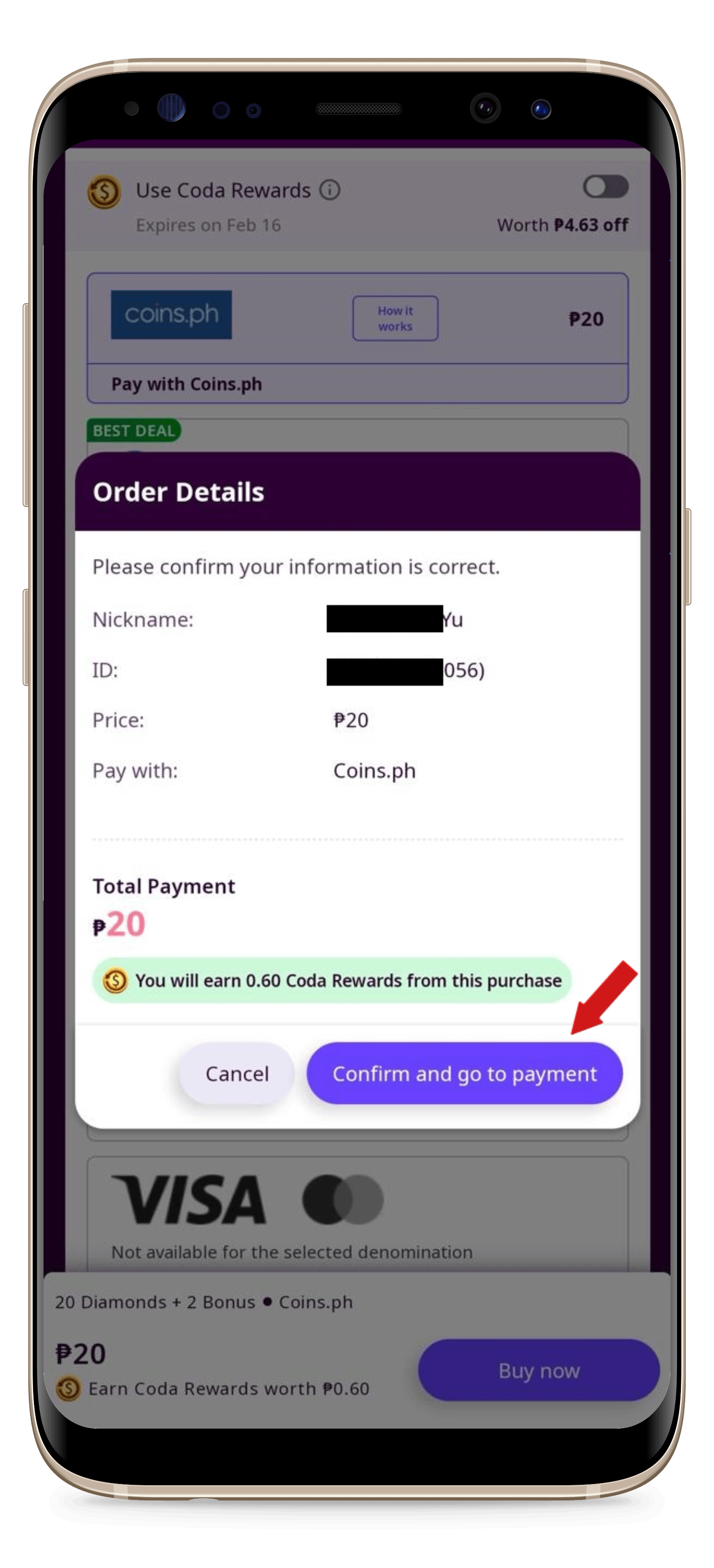 How To Make A Payment Using Coins.ph – Codashop Philippines