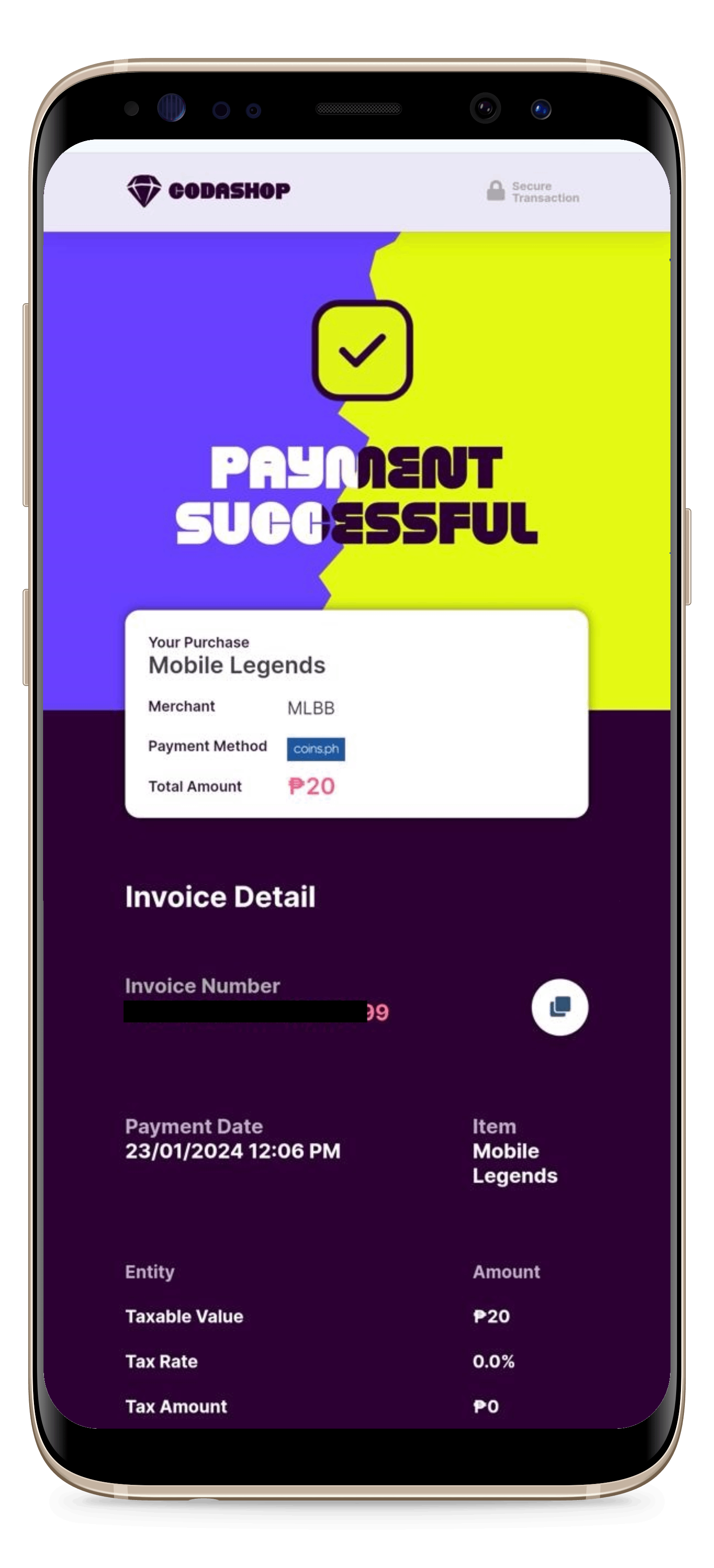 How To Make A Payment Using Coins.ph – Codashop Philippines