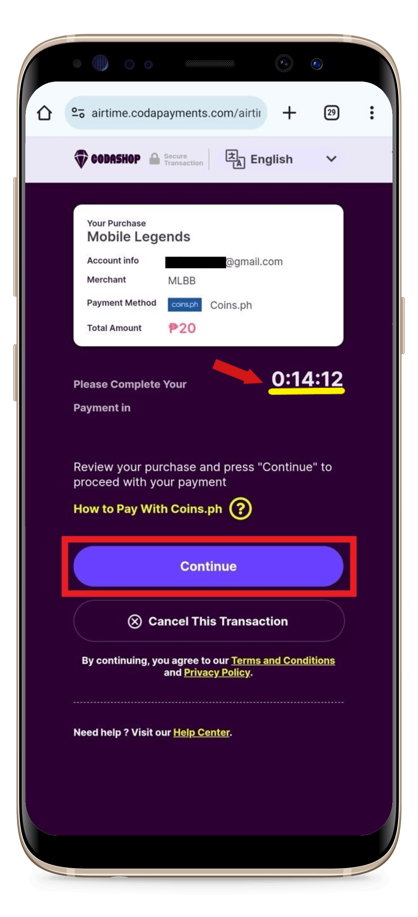 How To Make A Payment Using Coins.ph – Codashop Philippines