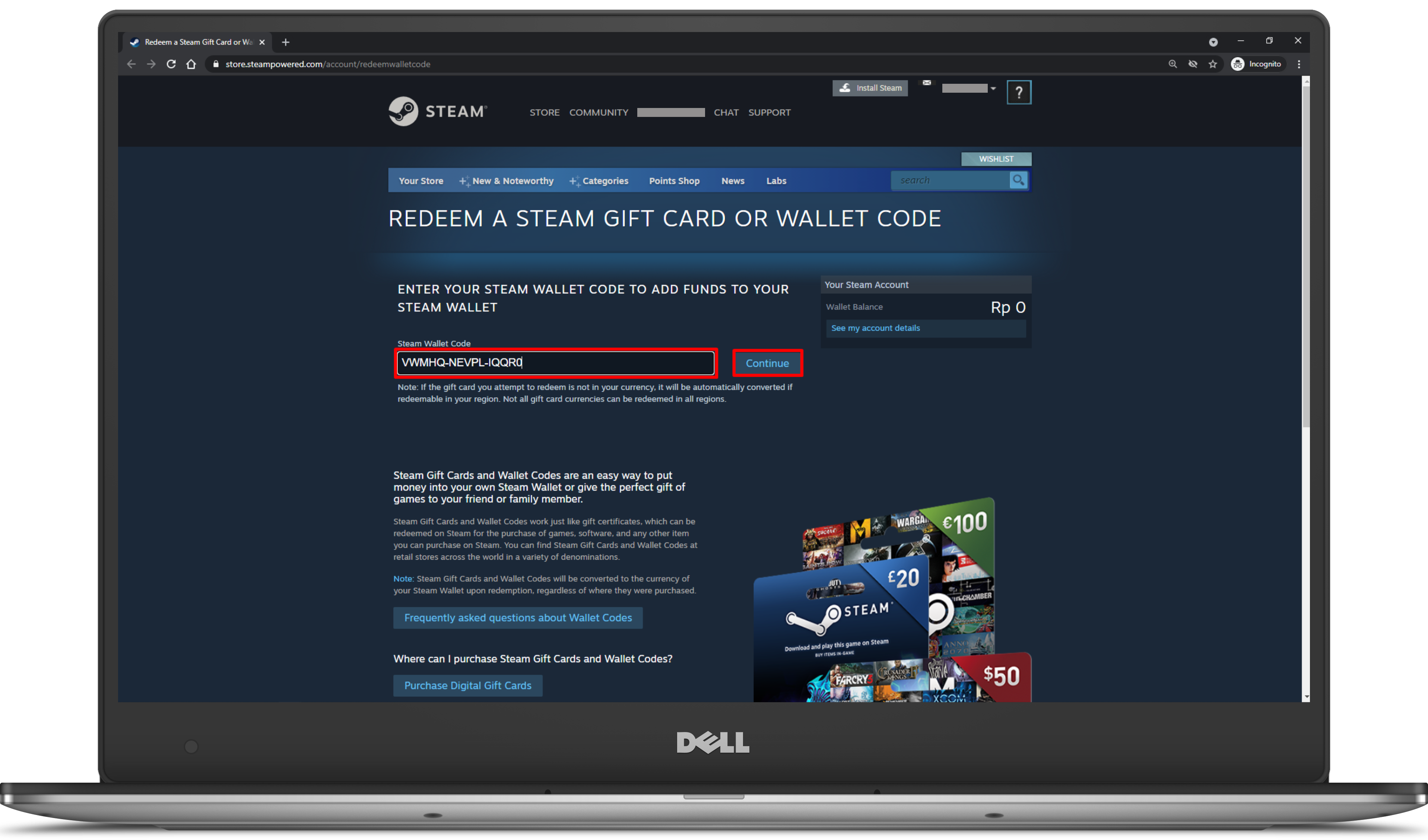 How to Redeem Steam Wallet Voucher Code – Codashop Philippines